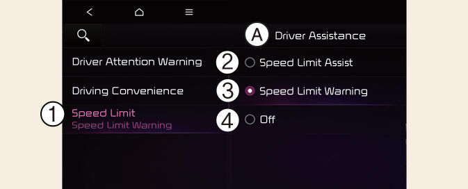Kia Niro Ev Hybrid Sg2 2021 2023 Owners Manual Intelligent Speed Limit Assist